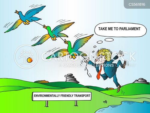 Green Transportation Cartoons and Comics - funny pictures from CartoonStock