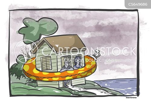 Home Flooding Risk Cartoons and Comics - funny pictures from CartoonStock