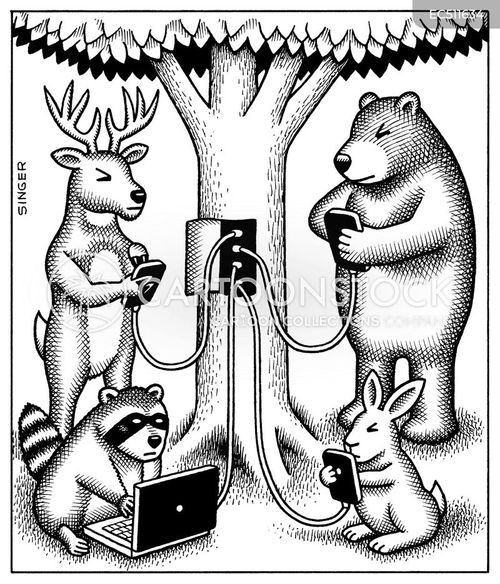 Wildlife Charging Station Cartoons and Comics - funny pictures from ...