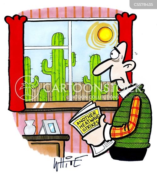 Heatwave Cartoons and Comics - funny pictures from CartoonStock