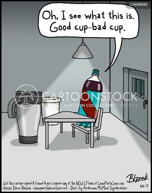 Cup Cartoons and Comics - funny pictures from CartoonStock