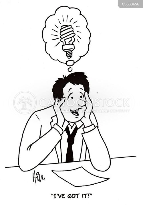 Lightbulb Moments Cartoons and Comics - funny pictures from CartoonStock