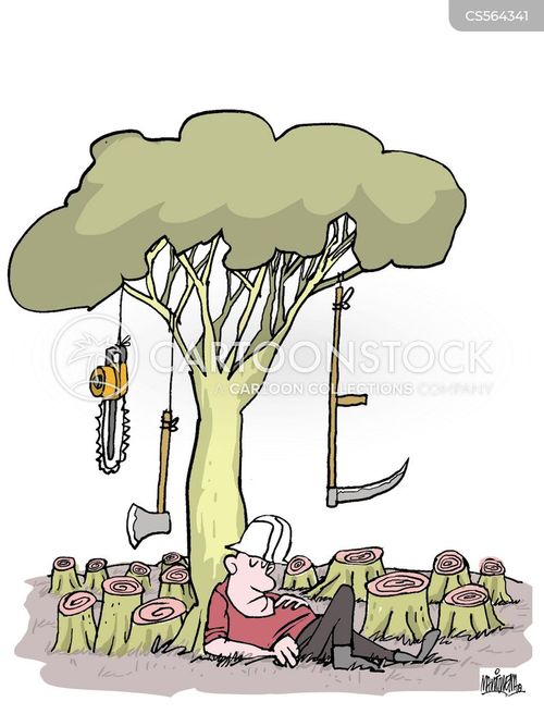 Electric Chainsaw Cartoons and Comics - funny pictures from CartoonStock