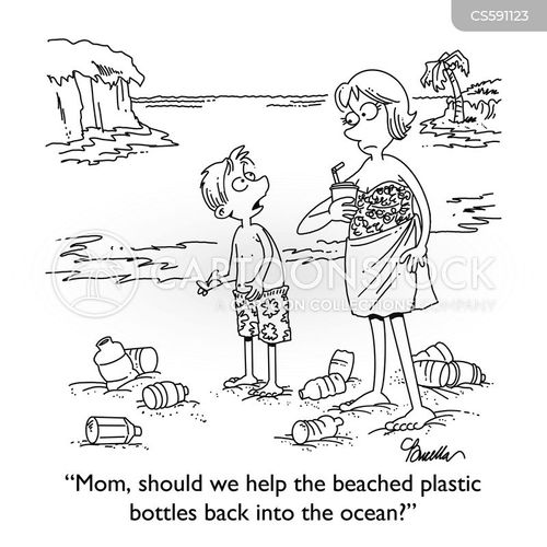 Plastic Particles Cartoons and Comics - funny pictures from CartoonStock