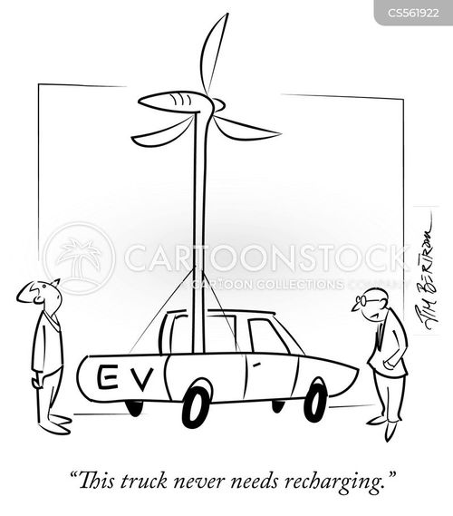 Electric Charging Cartoons and Comics - funny pictures from CartoonStock