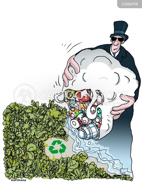 Recyclable Materials Cartoons and Comics - funny pictures from CartoonStock