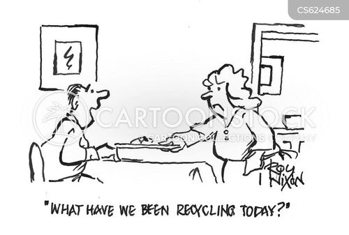 Recycling Cartoons and Comics - funny pictures from CartoonStock