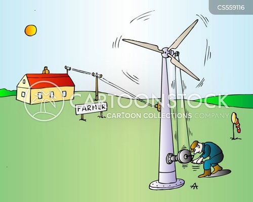 Wind Energies Cartoons and Comics - funny pictures from CartoonStock