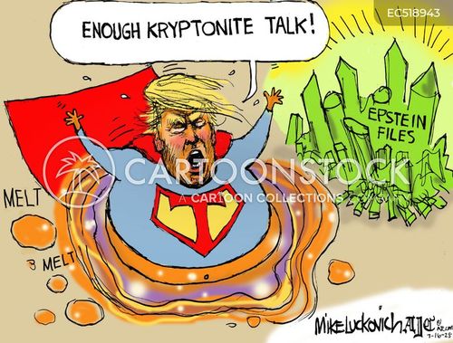 Political Kryptonite Cartoons and Comics - funny pictures from CartoonStock