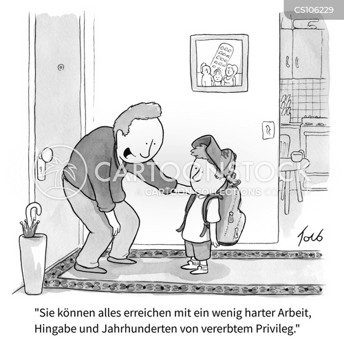 Cartoons und Karikaturen mit Ererbtes Privileg
