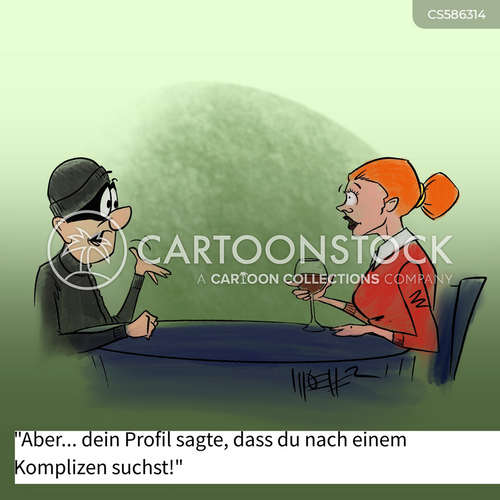 Cartoons und Karikaturen mit Online-dieb
