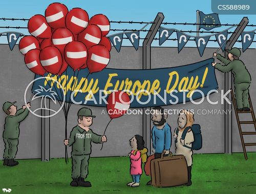 Immigration Crises Cartoons and Comics - funny pictures from CartoonStock