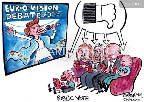 Eurovision Acts Cartoons and Comics - funny pictures from CartoonStock