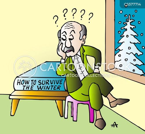 Winter Safety Tips Cartoons and Comics - funny pictures from CartoonStock