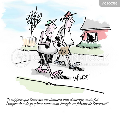 Dessins humoristique et caricaturés avec Exercice Conscient