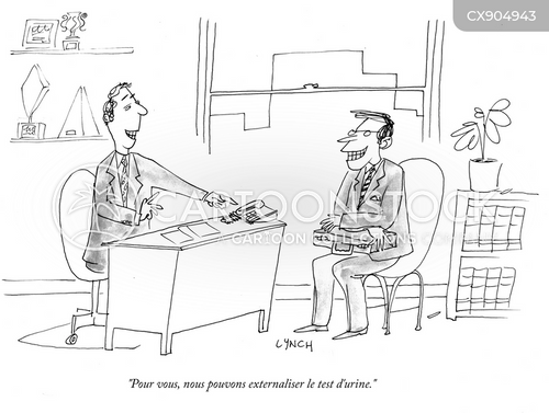 Dessins humoristique et caricaturés avec Test De Drogue