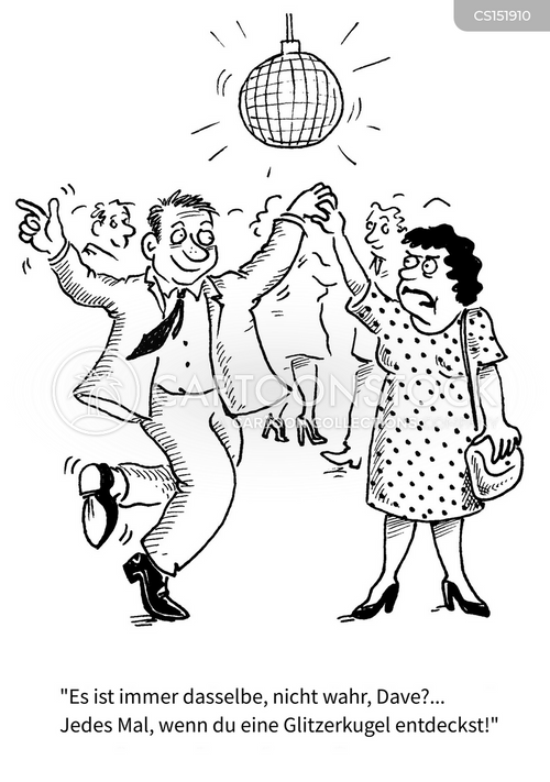 Cartoons und Karikaturen mit Extrovertierte Freunde