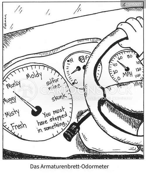 Cartoons und Karikaturen mit O-meter