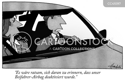 Cartoons und Karikaturen mit Autobahn-system