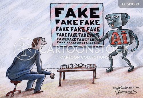 Ai Fakes Cartoons and Comics - funny pictures from CartoonStock