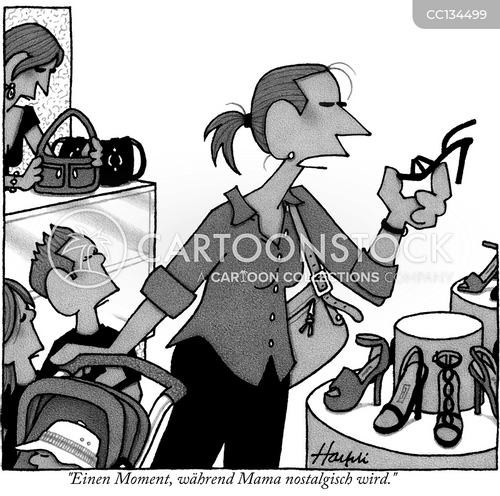 Cartoons und Karikaturen mit Erinnerungen An Die Vergangenheit