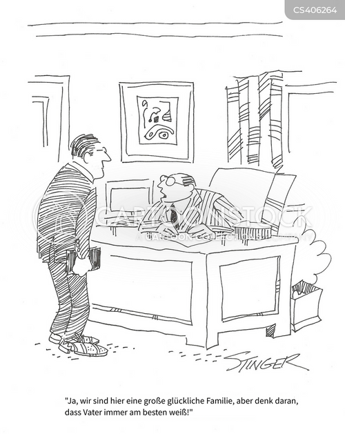 Cartoons und Karikaturen mit Bester Vater