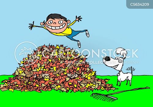 Autumn Excitement Cartoons and Comics - funny pictures from CartoonStock