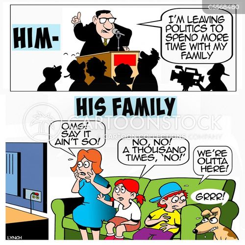 More Family Time Cartoons and Comics - funny pictures from CartoonStock