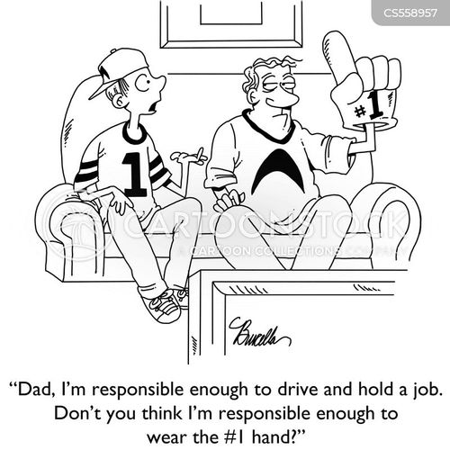 Foam Hand Cartoons and Comics - funny pictures from CartoonStock
