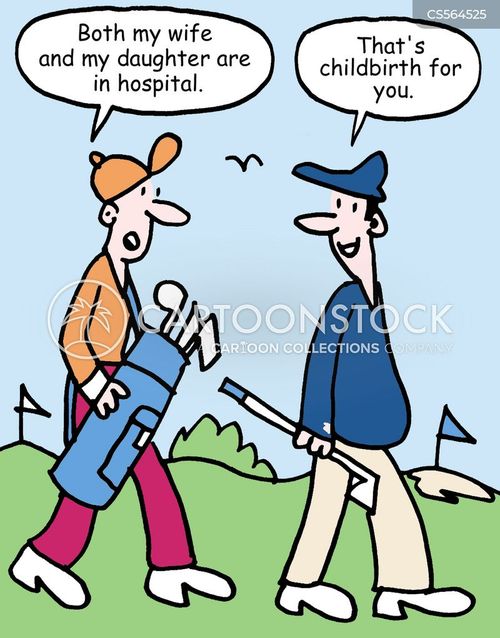 Golfing Buddies Cartoons and Comics - funny pictures from CartoonStock