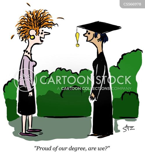 Degree Certificate Cartoons and Comics - funny pictures from CartoonStock