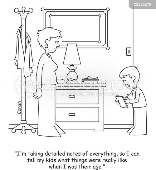 Childhood Memory Cartoons and Comics - funny pictures from CartoonStock