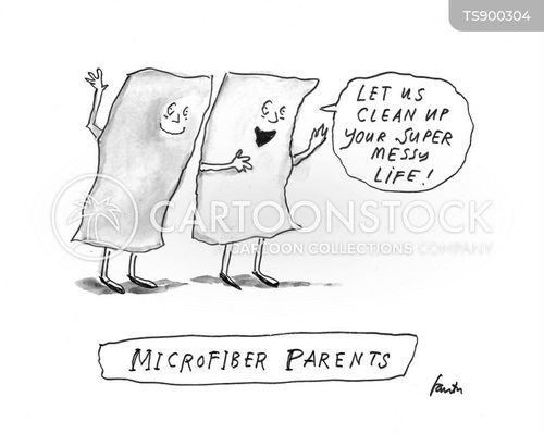 Microfiber Cloth Cartoons and Comics - funny pictures from CartoonStock