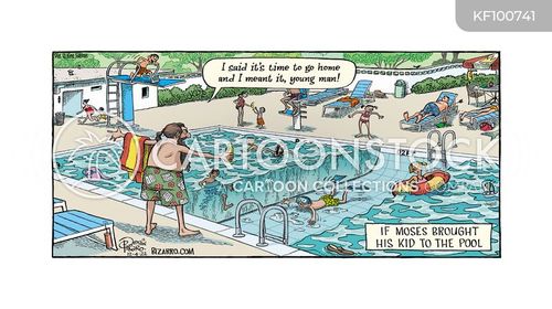 Swim Lessons Cartoons and Comics - funny pictures from CartoonStock