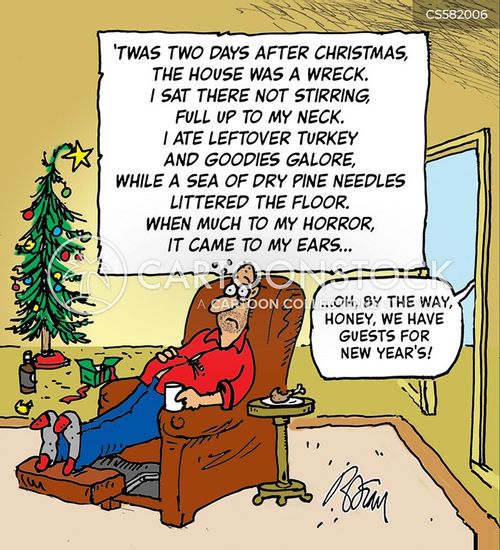 Holiday Guests Cartoons and Comics - funny pictures from CartoonStock