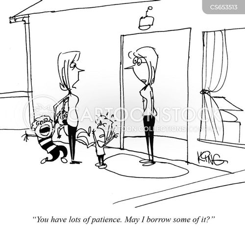 Patience Cartoons and Comics - funny pictures from CartoonStock