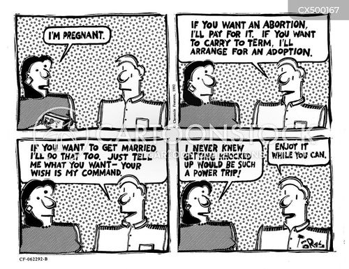 Pregnancy Choice Cartoons and Comics - funny pictures from CartoonStock