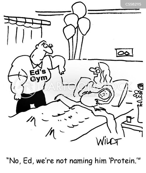 Funny Protein Cartoon