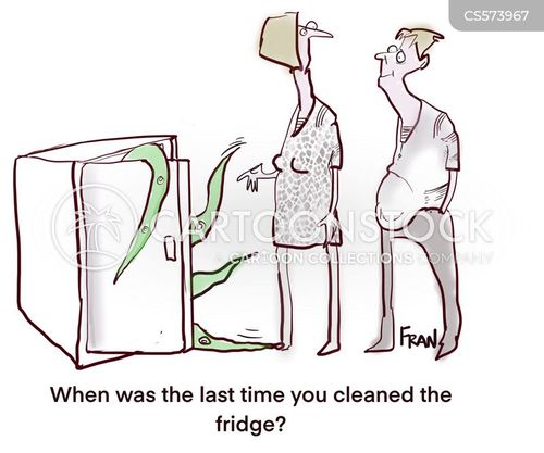 Dirty Fridge Clipart