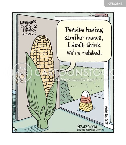 Corn Kernel Cartoons and Comics - funny pictures from CartoonStock