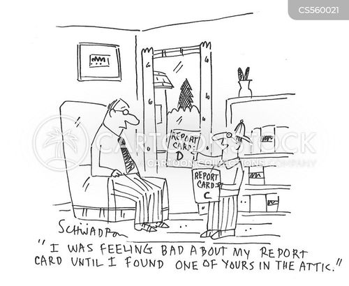Student Report Cartoons and Comics - funny pictures from CartoonStock