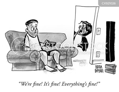 Silent Stare Cartoons and Comics - funny pictures from CartoonStock