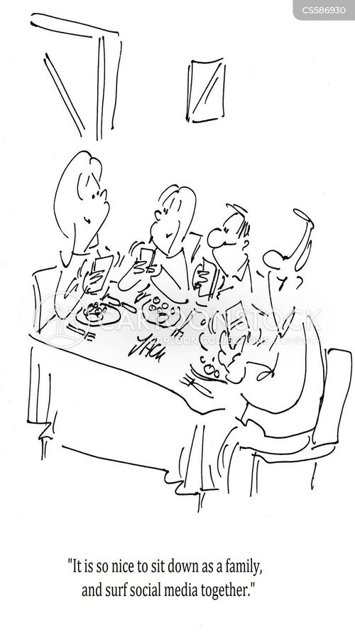 Digitial Family Cartoons and Comics - funny pictures from CartoonStock