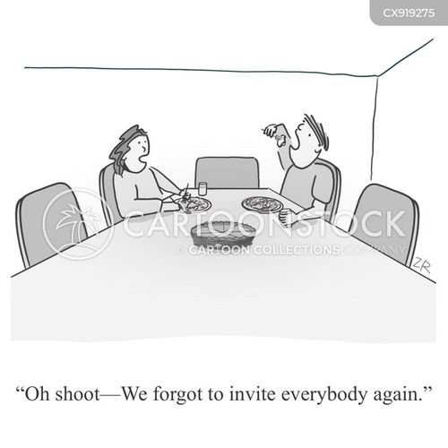 Dinner Invite Cartoons and Comics - funny pictures from CartoonStock