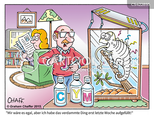 Cartoons und Karikaturen mit Patronen