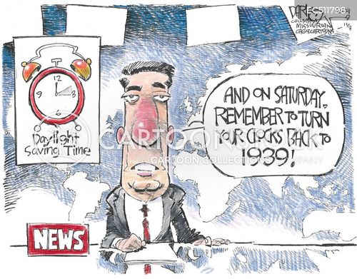 Turn Back Clock Cartoons and Comics - funny pictures from CartoonStock