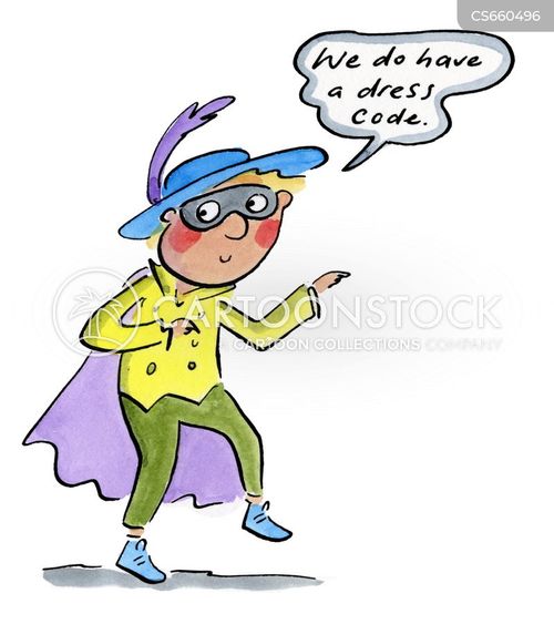 Dress Code Cartoons and Comics - funny pictures from CartoonStock