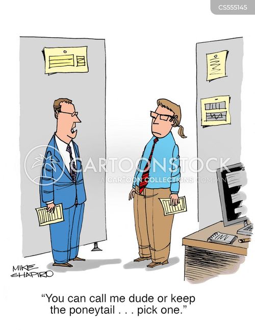 Practical Hairstyles Cartoons and Comics - funny pictures from CartoonStock