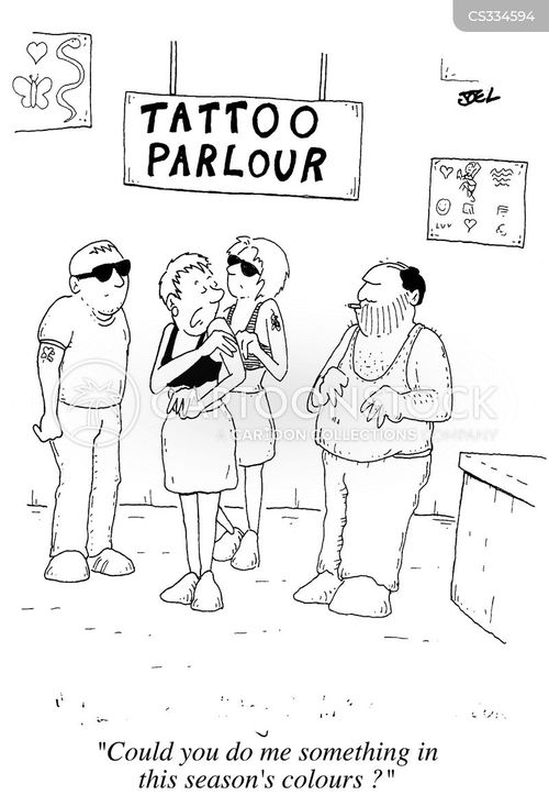 Tattoo Kits Cartoons and Comics - funny pictures from CartoonStock