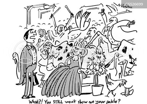 Modesty Cartoons and Comics - funny pictures from CartoonStock